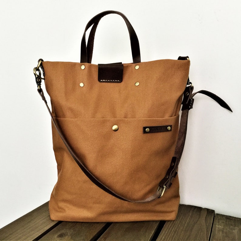 Leather Strap Bag Tote Bag for Men Personalized Leather - Etsy