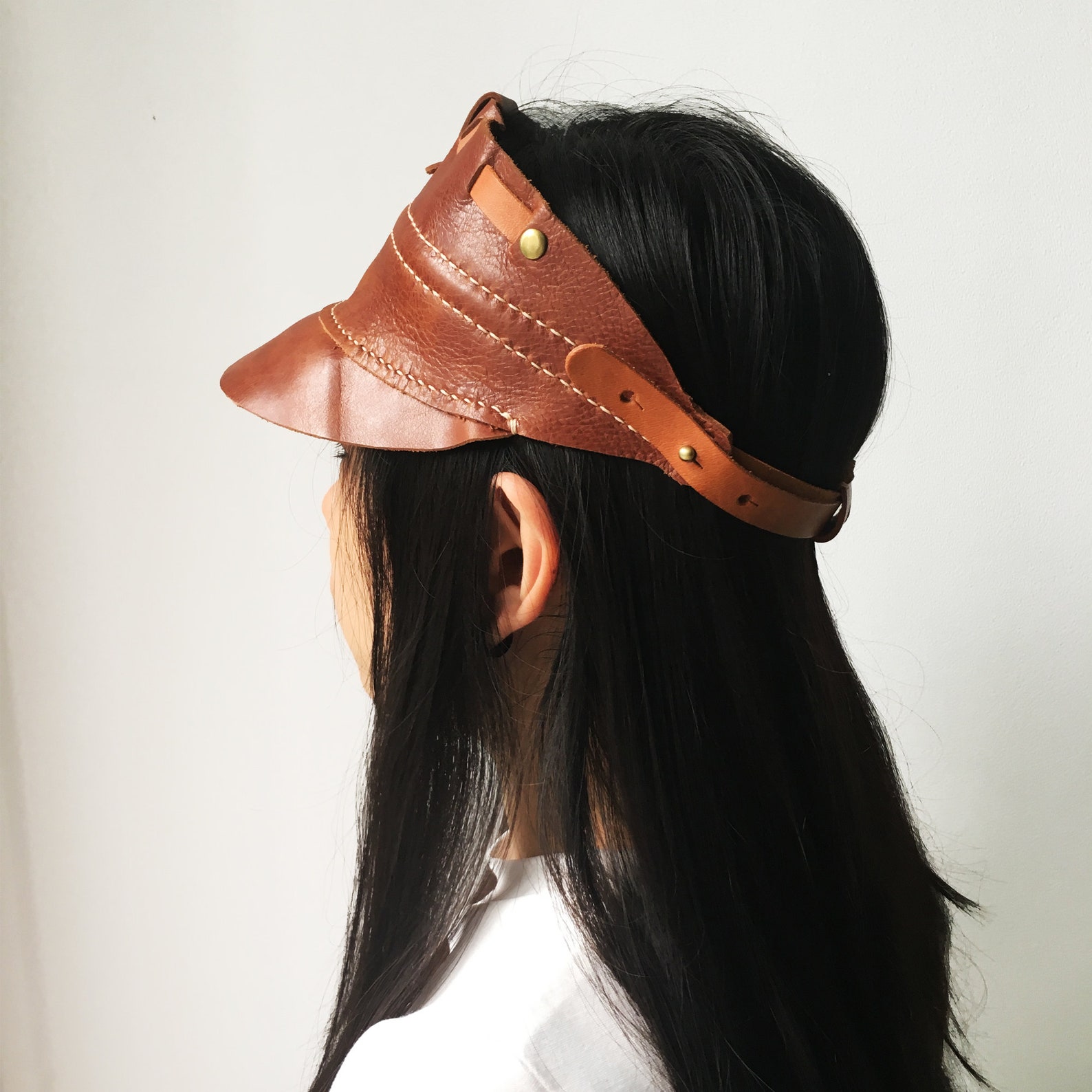Valentine Gift Leather Visor Cap Visors for Women Leather - Etsy