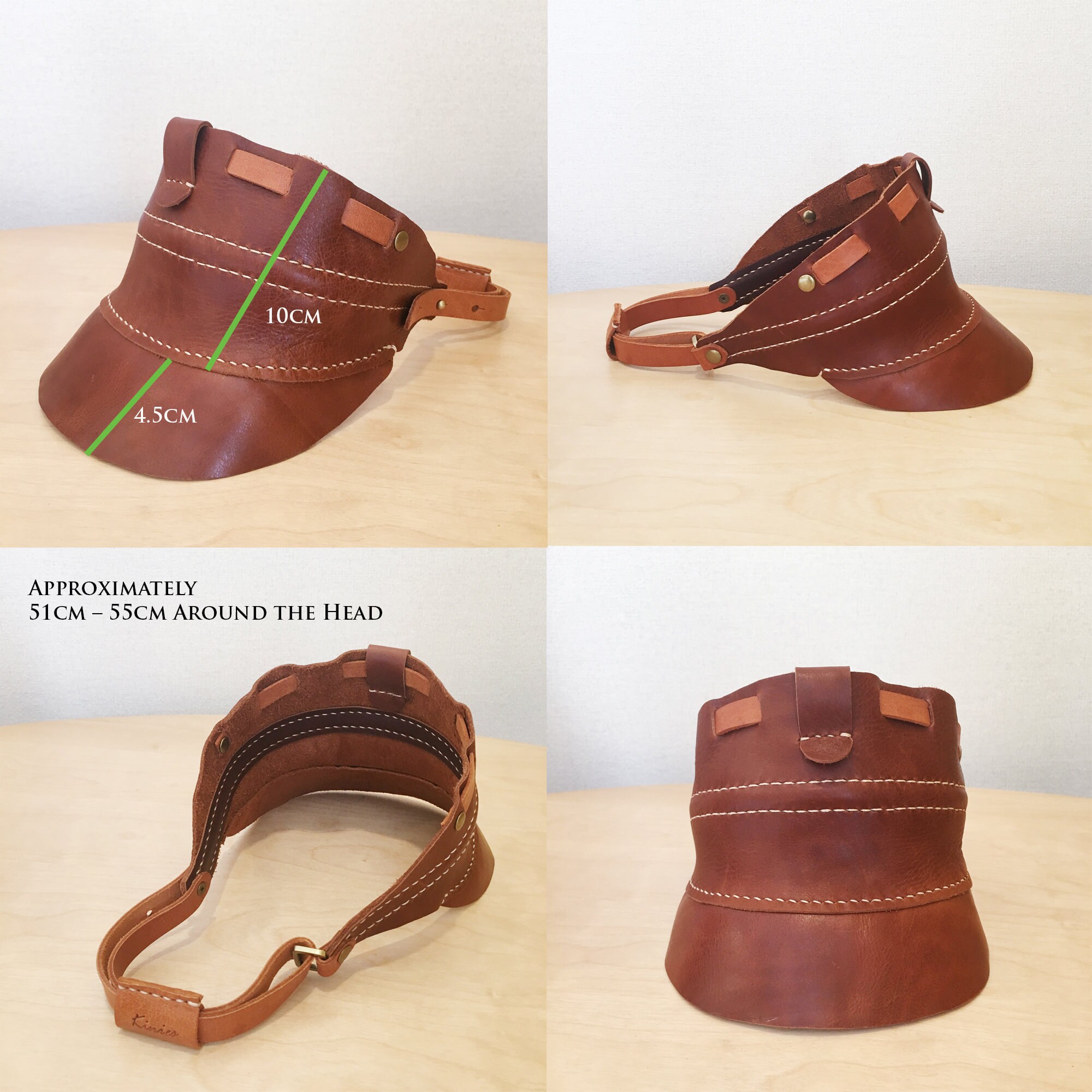 Valentine gift Leather visor cap Visors for women Leather | Etsy