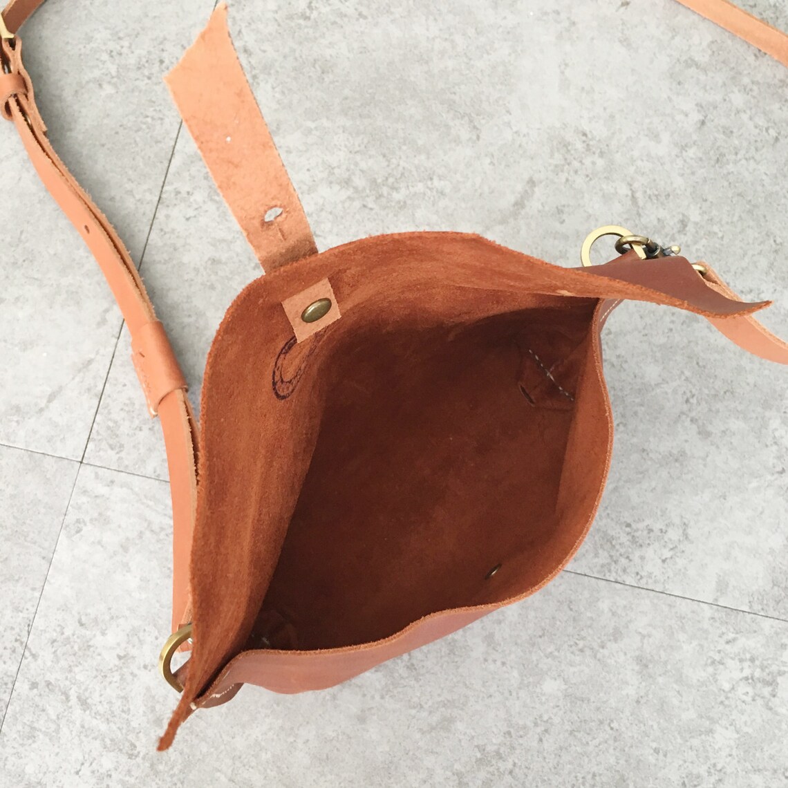 Copper Genuine Leather Bag, Festival Bag, Sling Bag, Leather Clutches ...