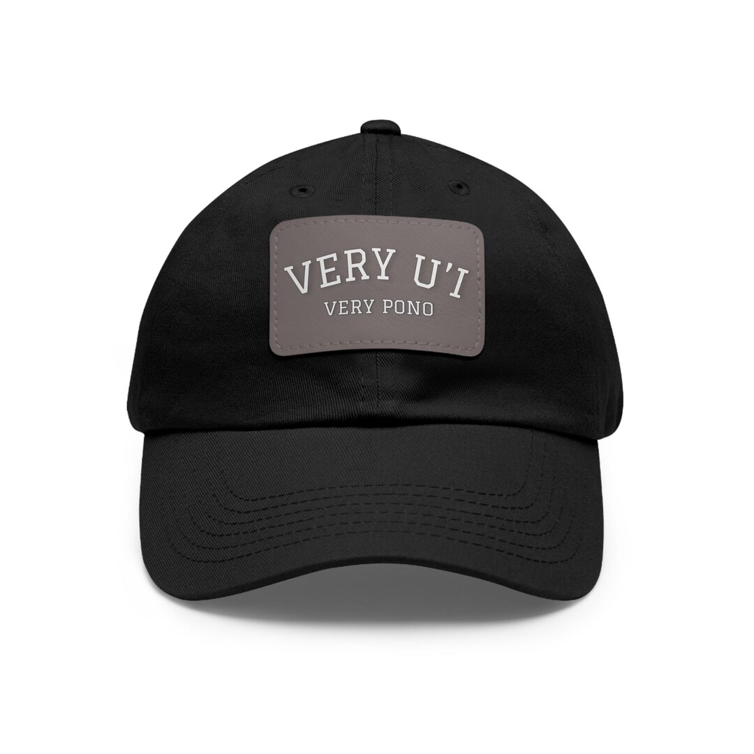 Very U'i Very Pono Dad Hat, Modern Font | Hawaii, Big Island, Oahu ...
