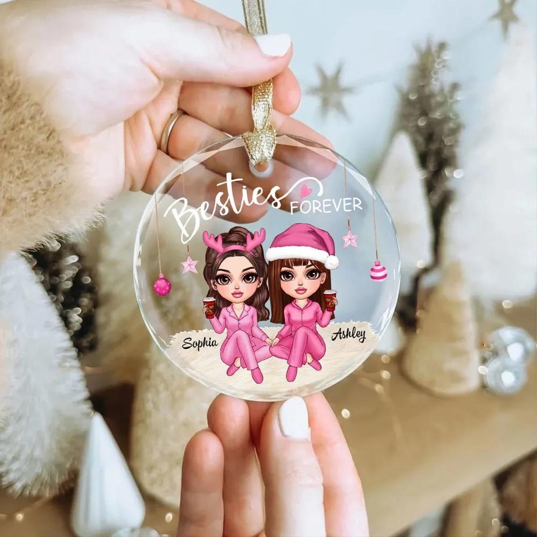 Besties Forever Pink Clothes Y2K Best Friends Friendship Christmas ...
