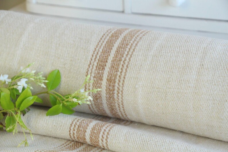 Antique Linen Fabric, 13.26y, European Linen, Wedding Decor, Durabel, Z ...