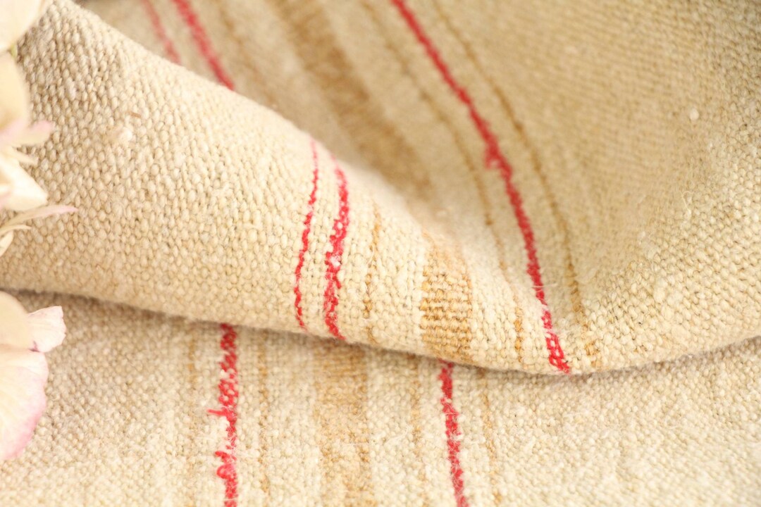 Antique Linen Grainsack Farmhouse Decor Wabi Sabi L 061A - Etsy