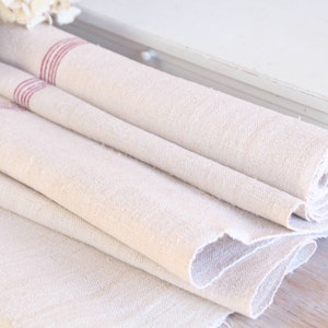 Antique Linen Fabric, 4.59y, Farmhouse Decor, Upholstery, UW 918 - Etsy