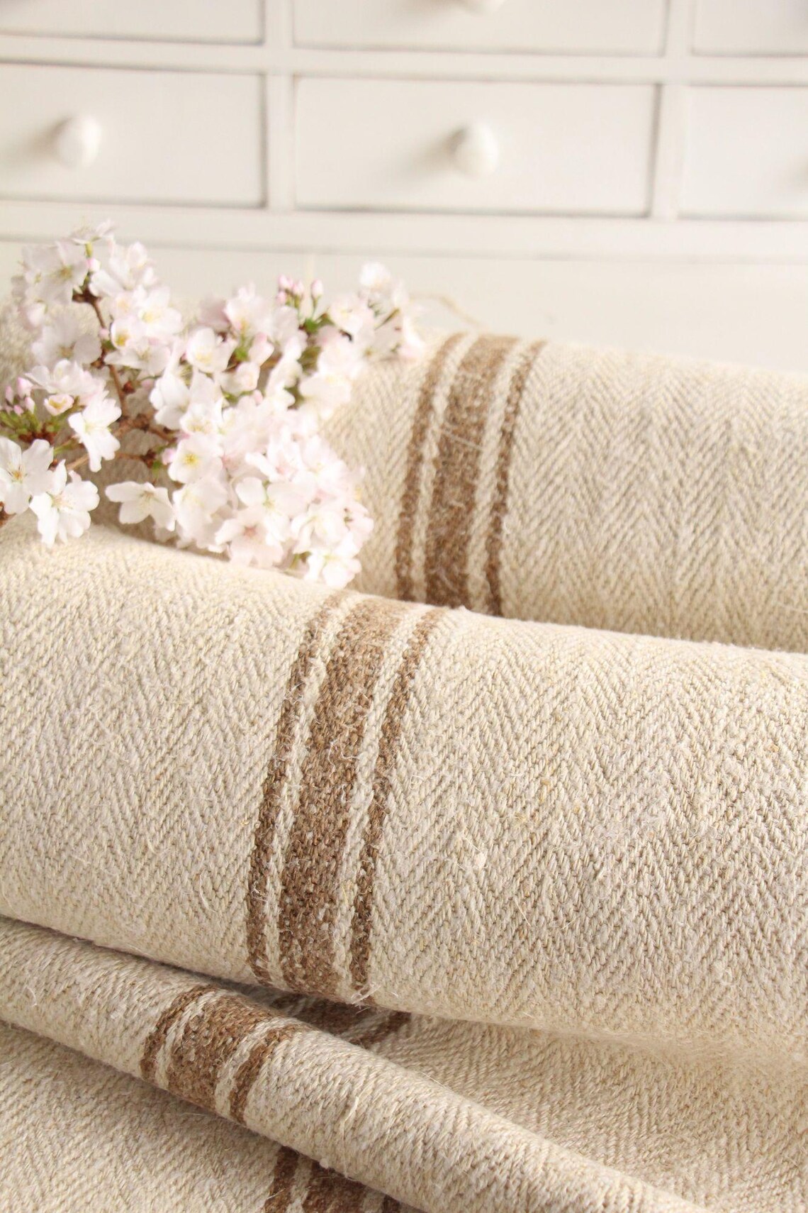 Antique Linen Fabric 18.9y, Bulk Offer, Farmhouse Decor, Cottagecore ...