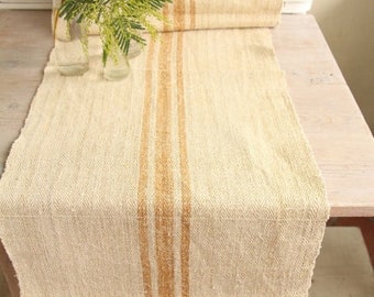 Antique Linen Table Runner - Etsy