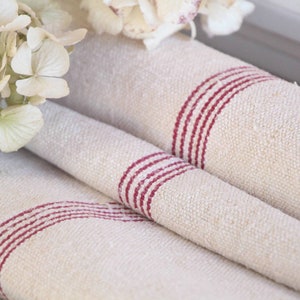 Antique Linen Fabric, 4.59y, Farmhouse Decor, Upholstery, UW 918 - Etsy