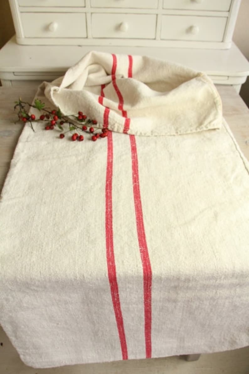 Antique French Linen Grainsack Grain Sack Christmas Present IX 512 - Etsy