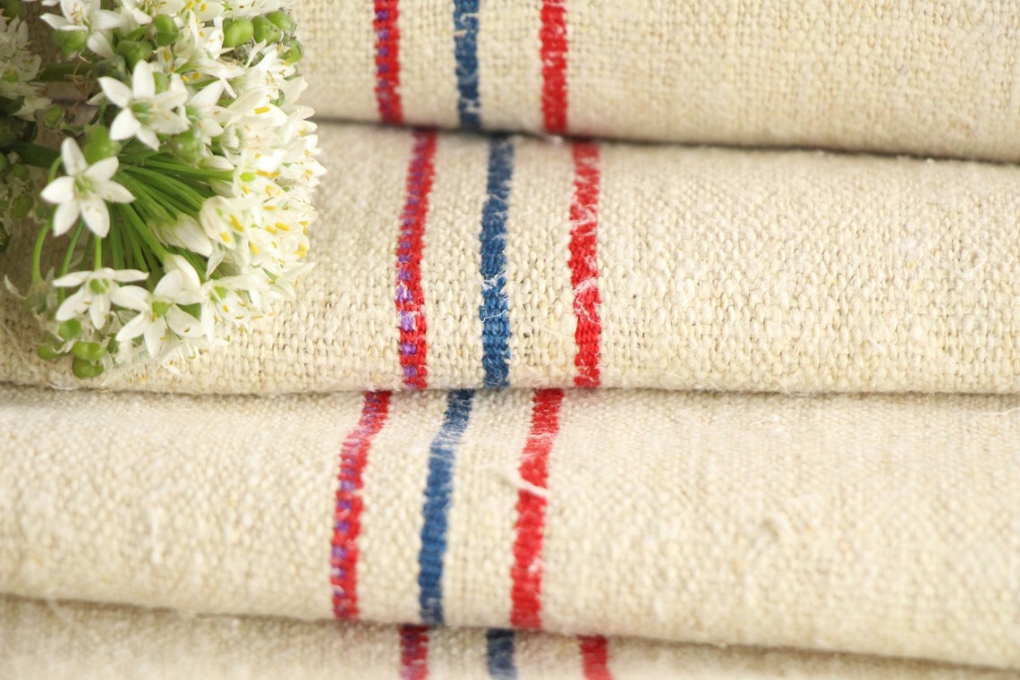 Antique French Linen Roll 7.54y Sewing Upholstery UP 578 - Etsy