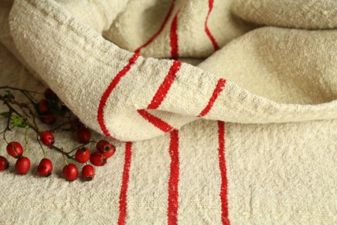 Antique French Linen Grainsack Grain Sack Christmas Present IX - Etsy