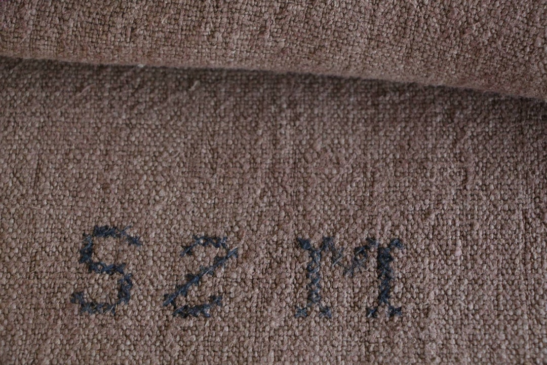 Antique Linen Grain Sack, Farmhouse Decor, Provence Textile, KX 947 - Etsy