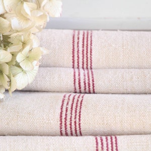 Antique Linen Fabric, 4.59y, Farmhouse Decor, Upholstery, UW 918 - Etsy