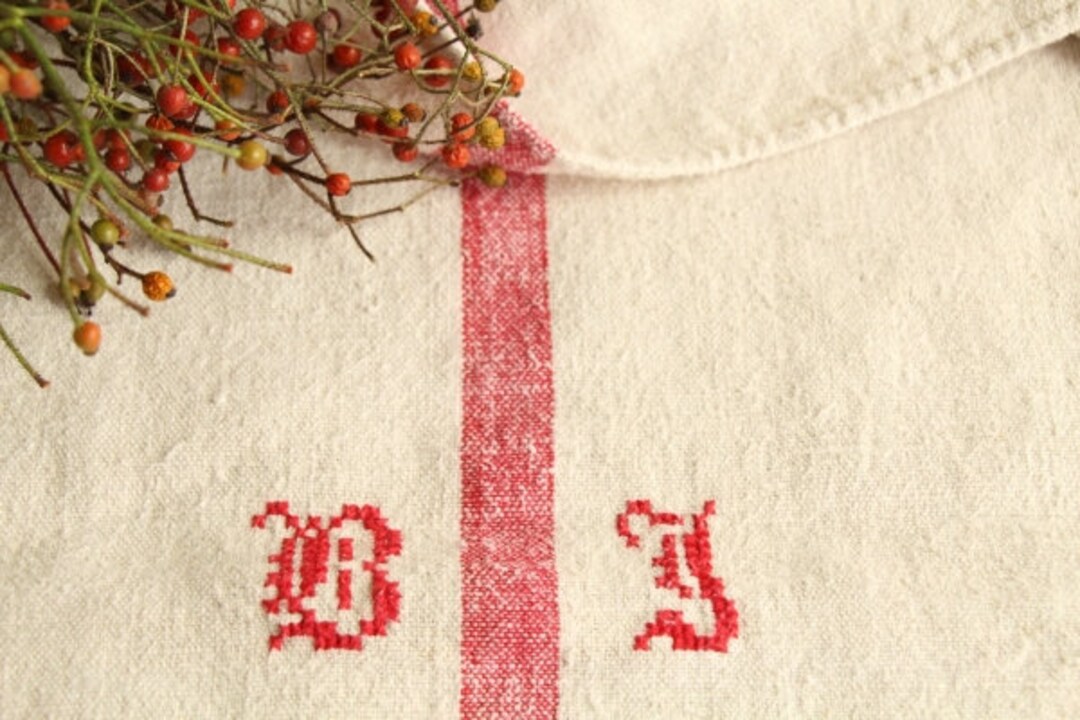 Antique French Linen Grainsack Grain Sack Christmas Gift IX 648 - Etsy