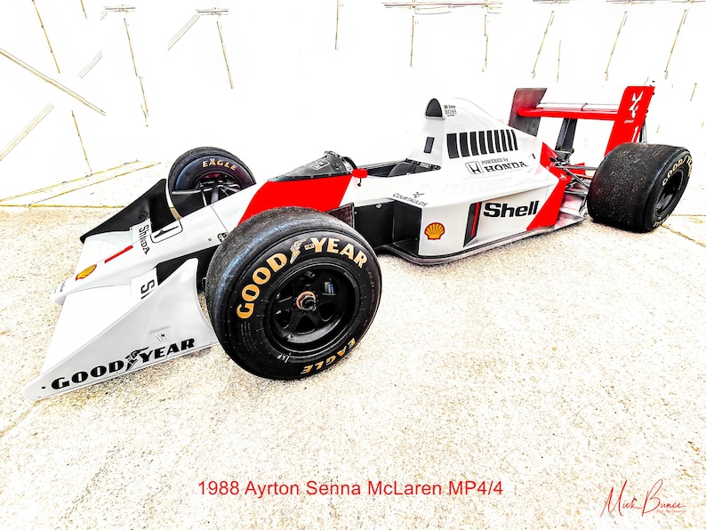 Ayrton Senna, Mclaren MP4/4, 1988, Formula 1 - Etsy