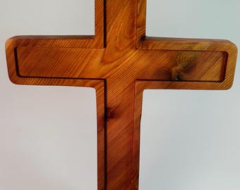 Customizable Cedar Cross - Etsy