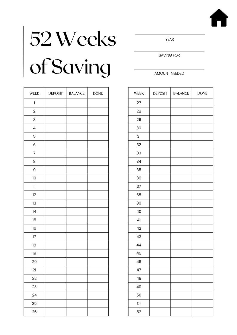Remarkable 2 Financial Planner Template Yearly Savings Monthly Bills Income and Expense Tracker ...