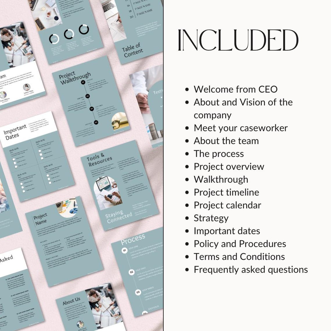 Editable Welcome Pack for New Accounting Clients Customizable Client ...