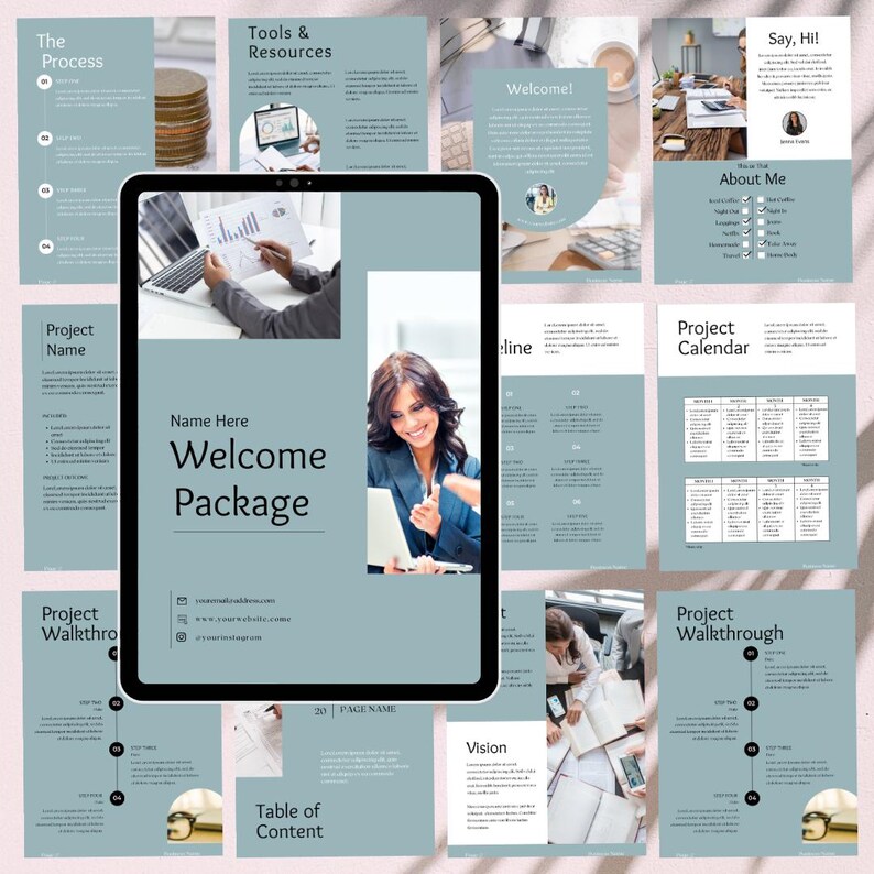 Editable Welcome Pack for New Accounting Clients Customizable Client ...