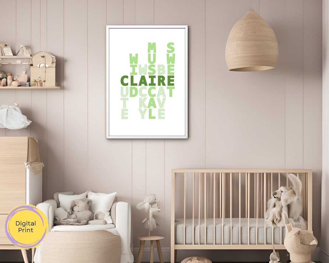 Personalized Printable Name Art - Etsy