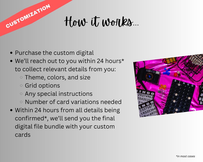 Custom Bingo Cards - Etsy