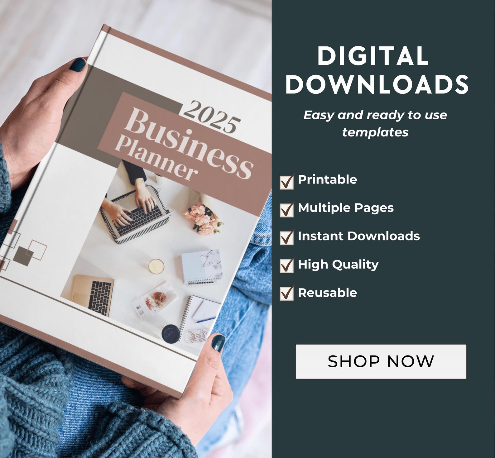 2025 Business Planner, Business Planner Printable for Entrepreneur ...