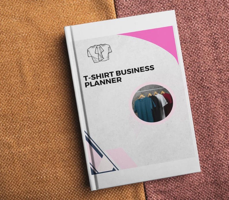 T Shirt Business Planner Small Business Planner Finance Client Project ...