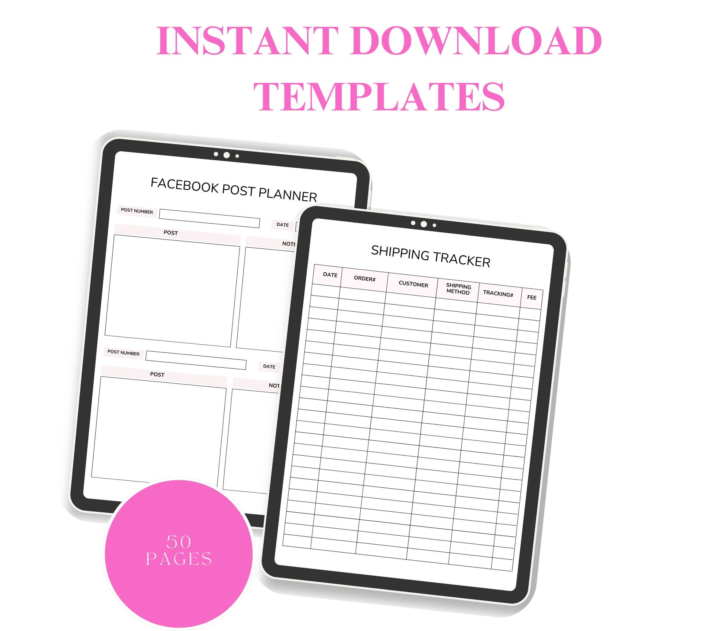 T Shirt Business Planner Small Business Planner Finance Client Project ...