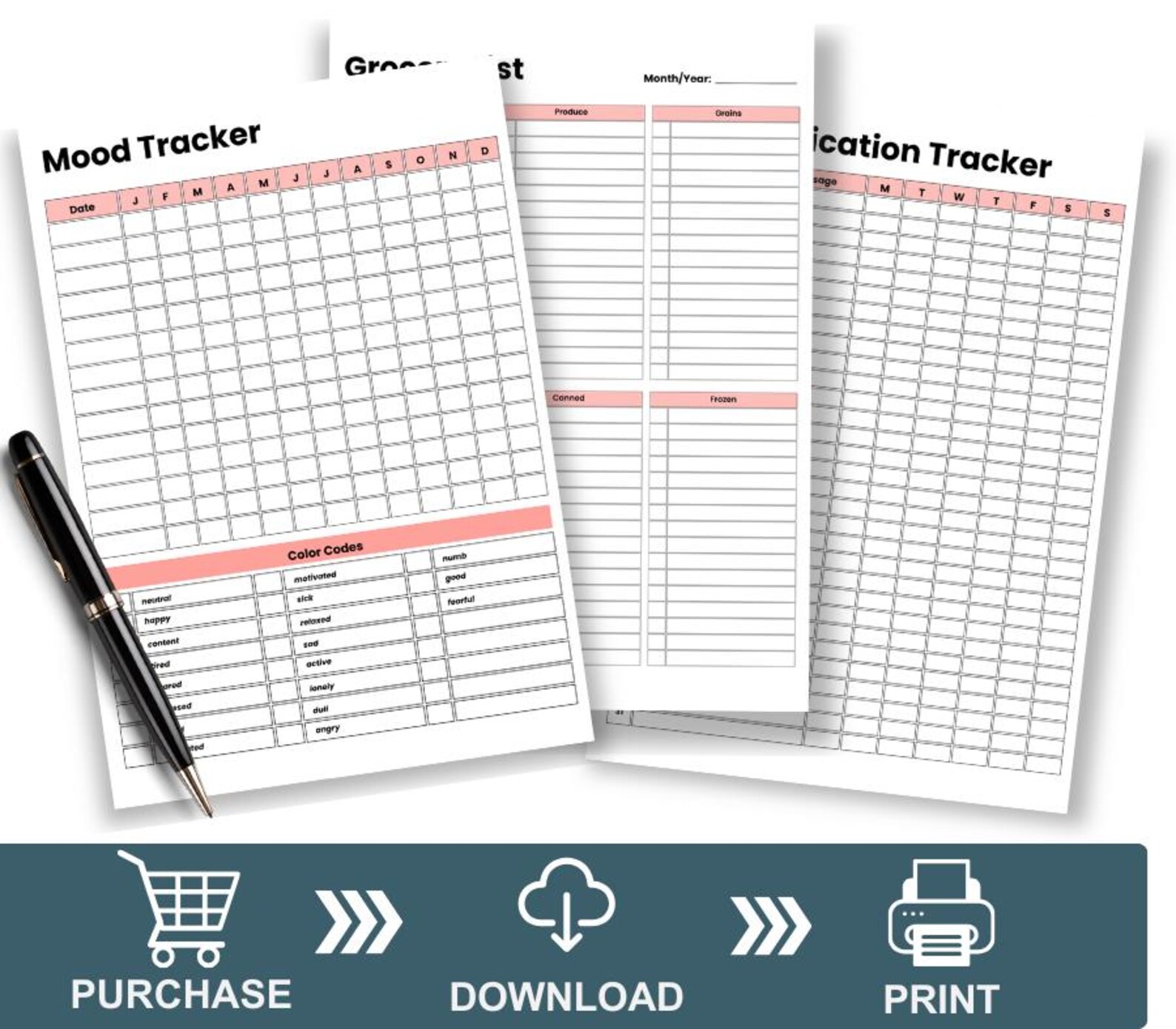 2025 Vision Board Planner, Goal Setting Organizer, Manifestation ...