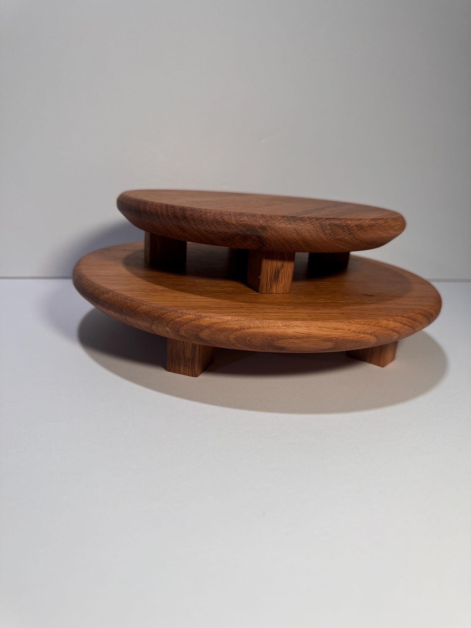 Wood Riser Pedestal, Wood Center Pieces, Natural Wood Centerpiece ...