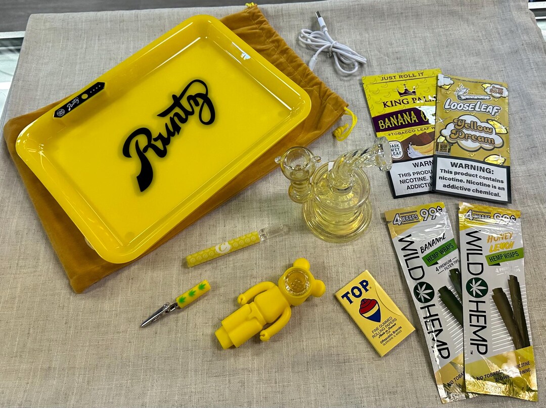 Yellow Themed Stoner Set - Etsy