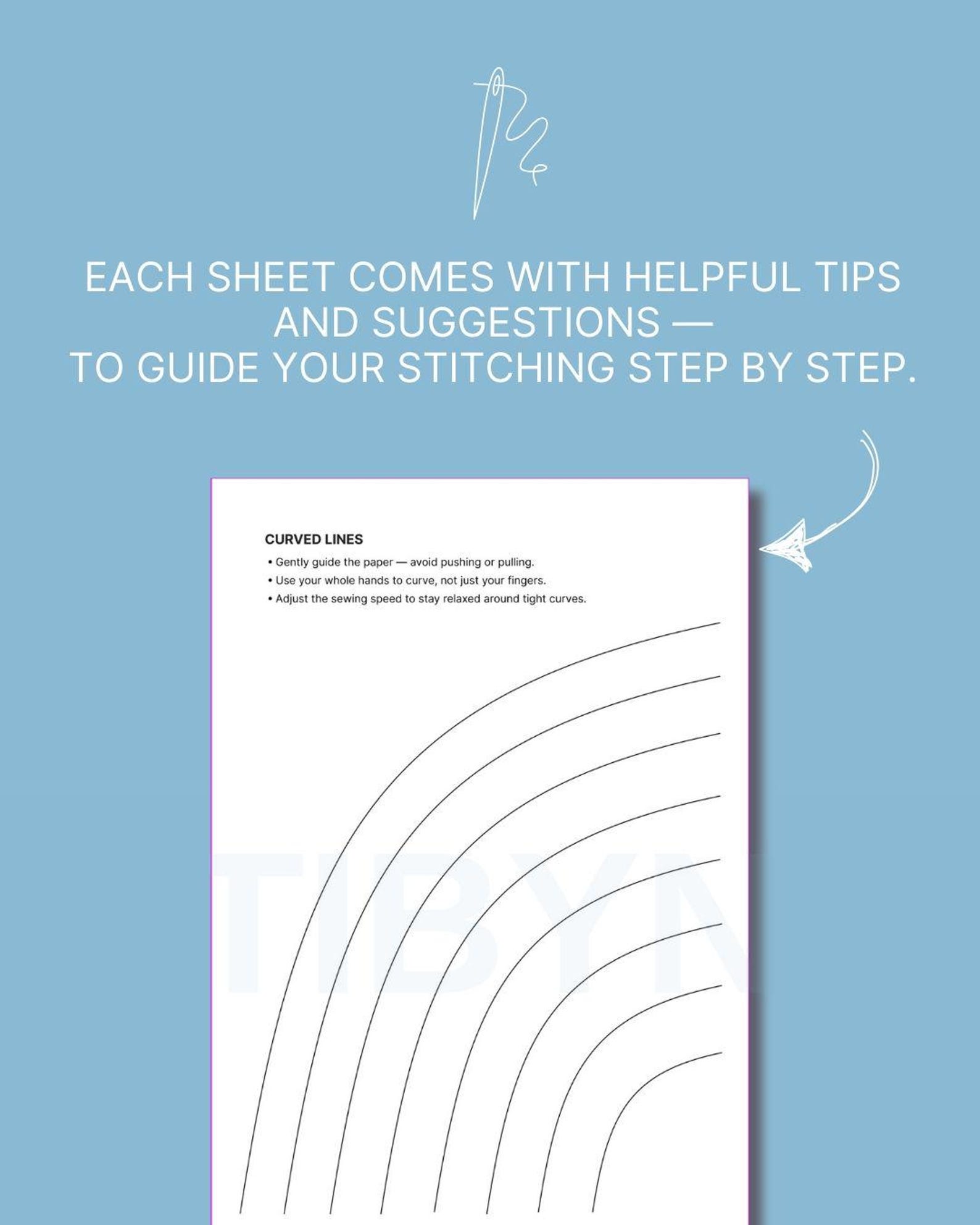 Printable Sewing Practice Sheets | Beginner Sewing Templates | Learn to ...