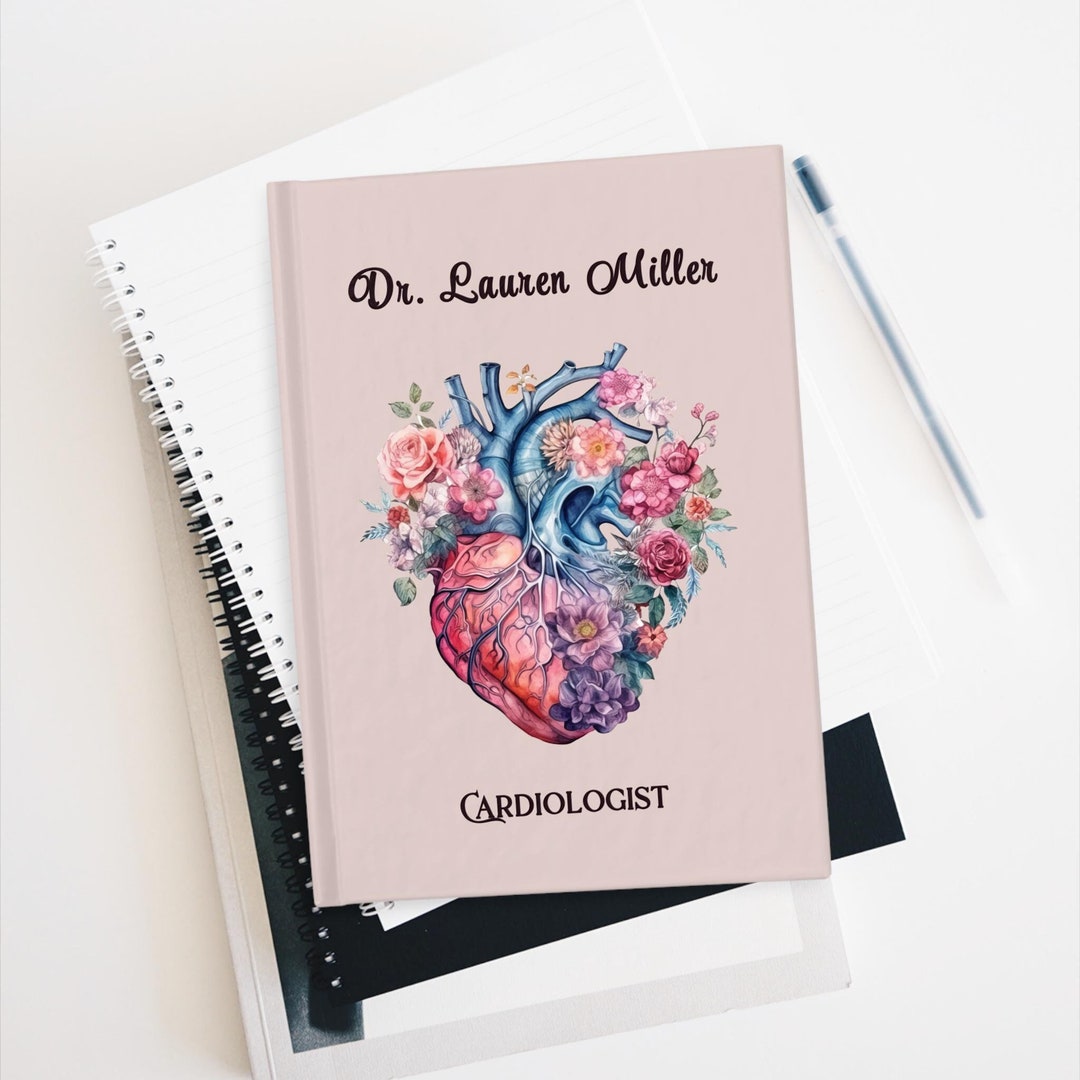 Custom Cardiologist Journal, Blank Pages, Custom Gift for ...