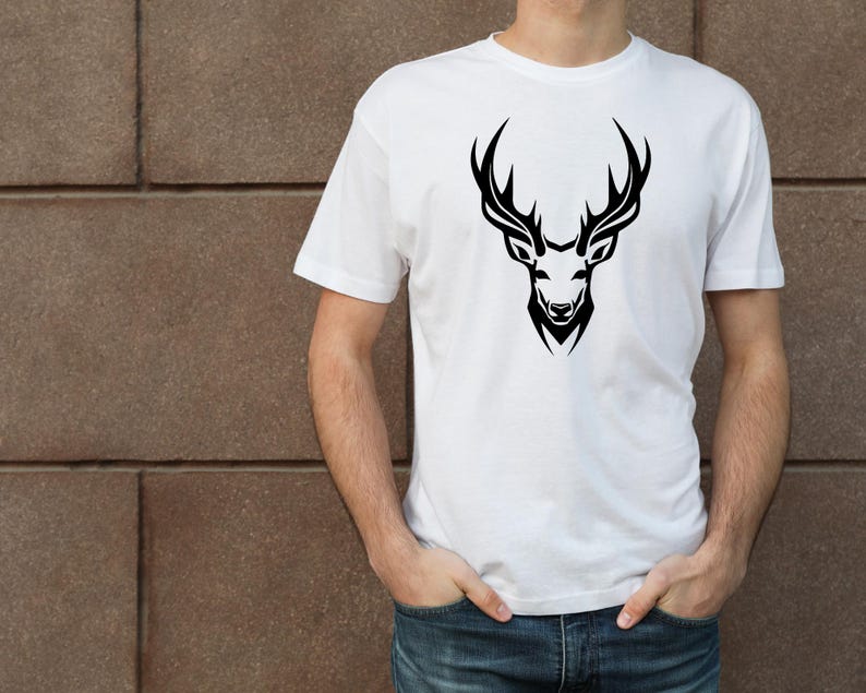 Detailed Deer Head Svg, Whitetail Deer SVG, Big Buck Digital Download ...