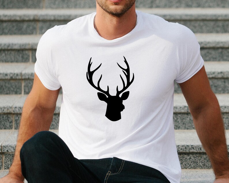 Detailed Deer Head Svg, Whitetail Deer SVG, Big Buck Digital Download ...