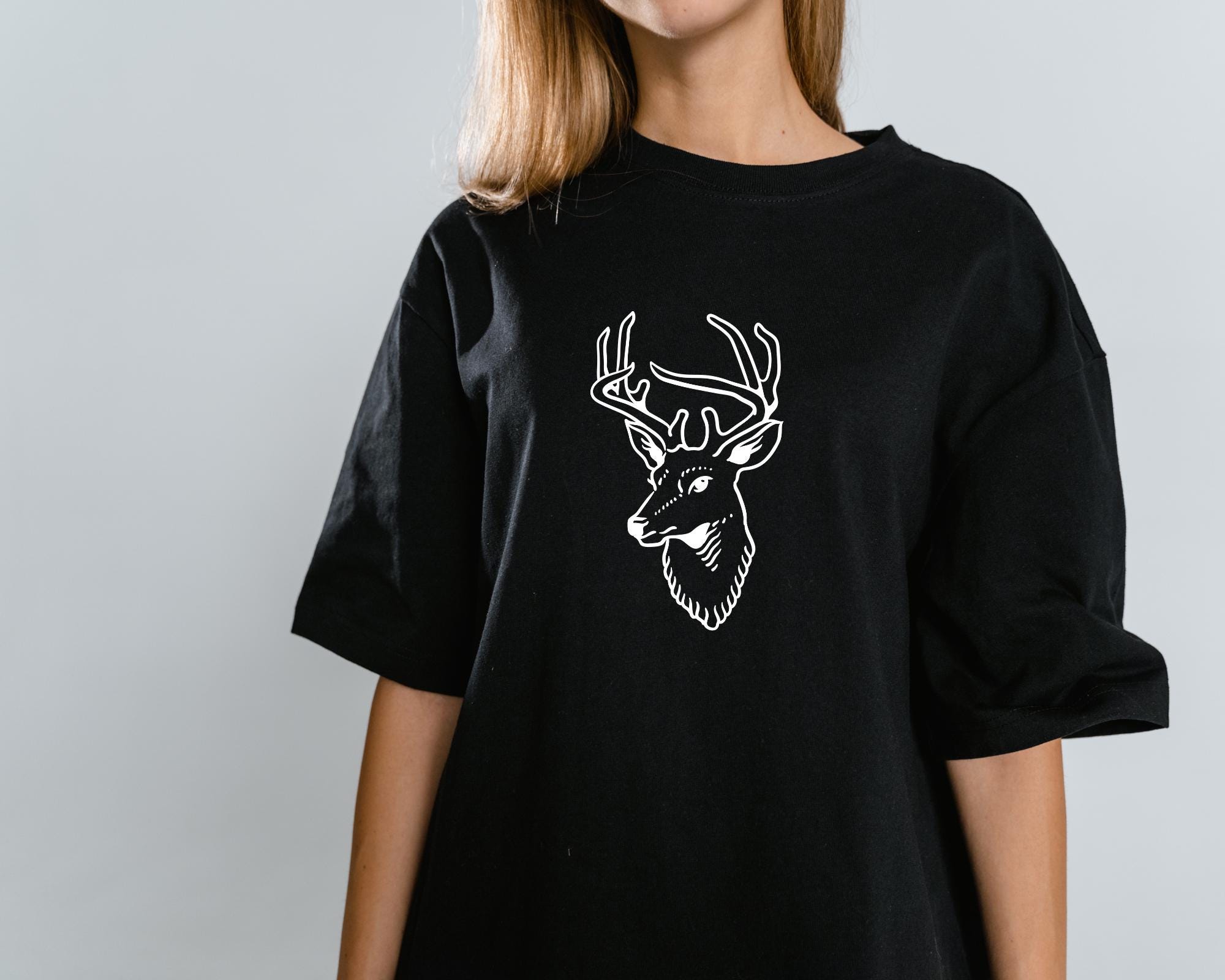 Detailed Deer Head Svg, Whitetail Deer SVG, Big Buck Digital Download ...