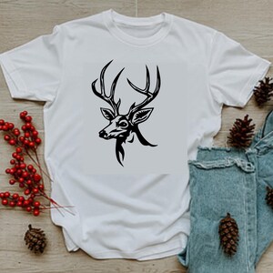 Detailed Deer Head Svg, Whitetail Deer SVG, Big Buck Digital Download ...