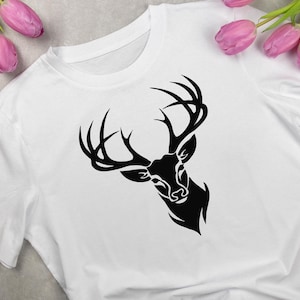 Detailed Deer Head Svg, Whitetail Deer SVG, Big Buck Digital Download ...