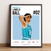 Lamelo Ball Poster, Basketball Print, Lamelo Print Vector Art, Vector ...
