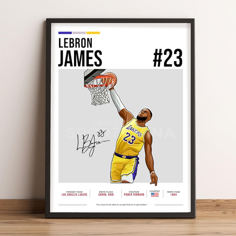 Lebron James Vector - Etsy