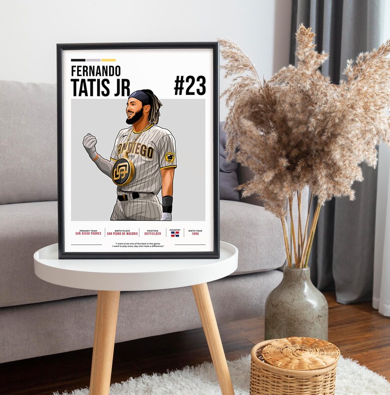 Fernando Tatis Jr Poster, Baseball Art, Fernando Tatis Jr Fan Gift ...