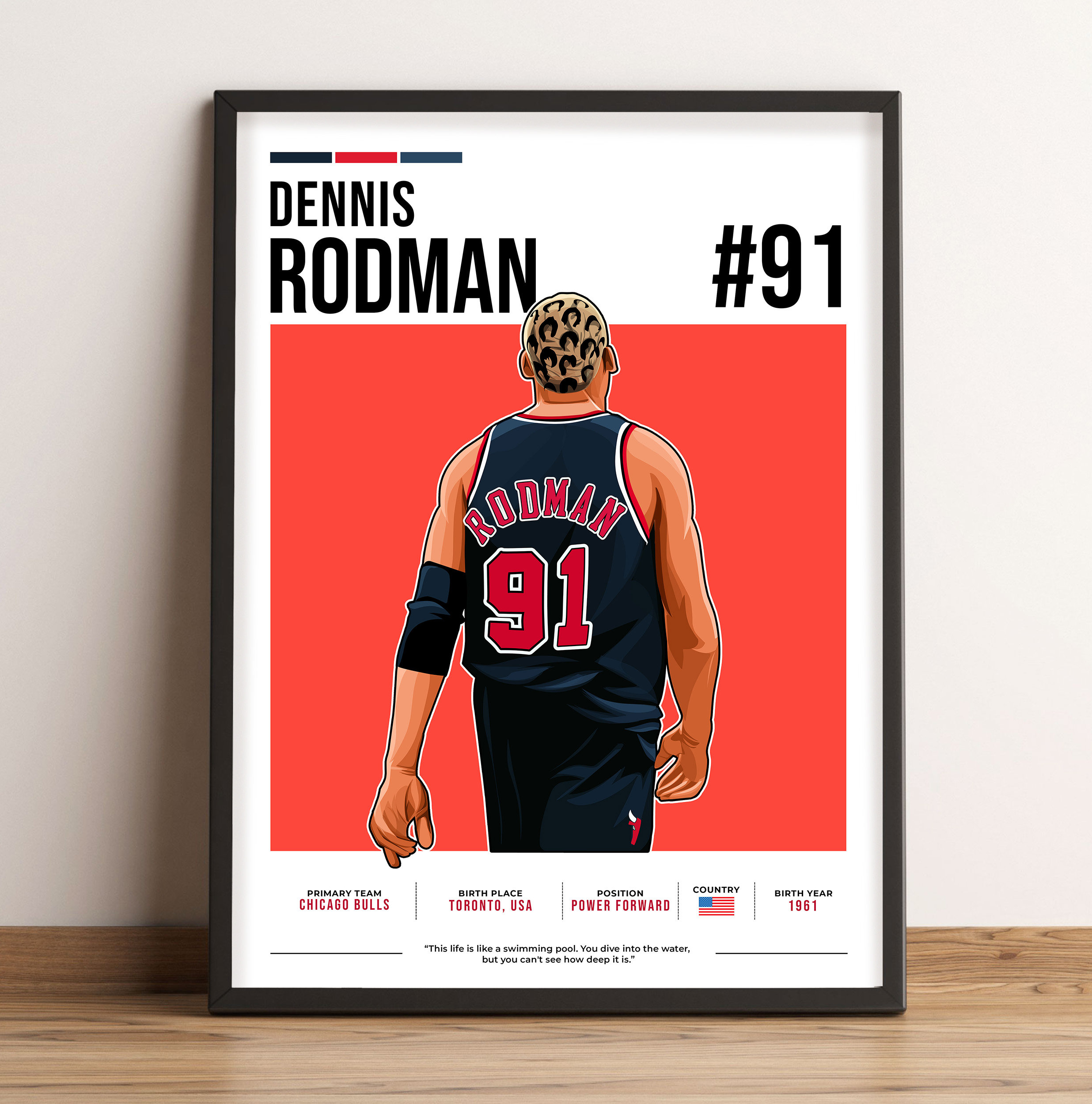 Dennis Rodman Poster