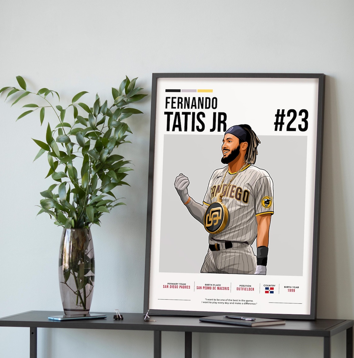 Fernando Tatis Jr Poster, Baseball Art, Fernando Tatis Jr Fan Gift ...
