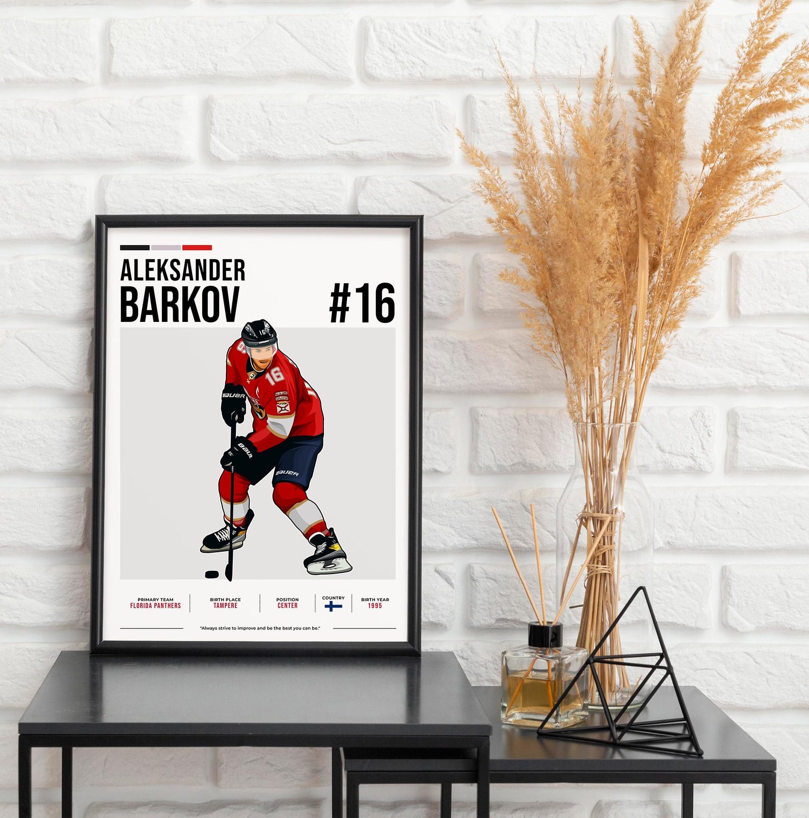 Aleksander Barkov Poster, Hockey Art, Aleksander Barkov Fan Gift ...