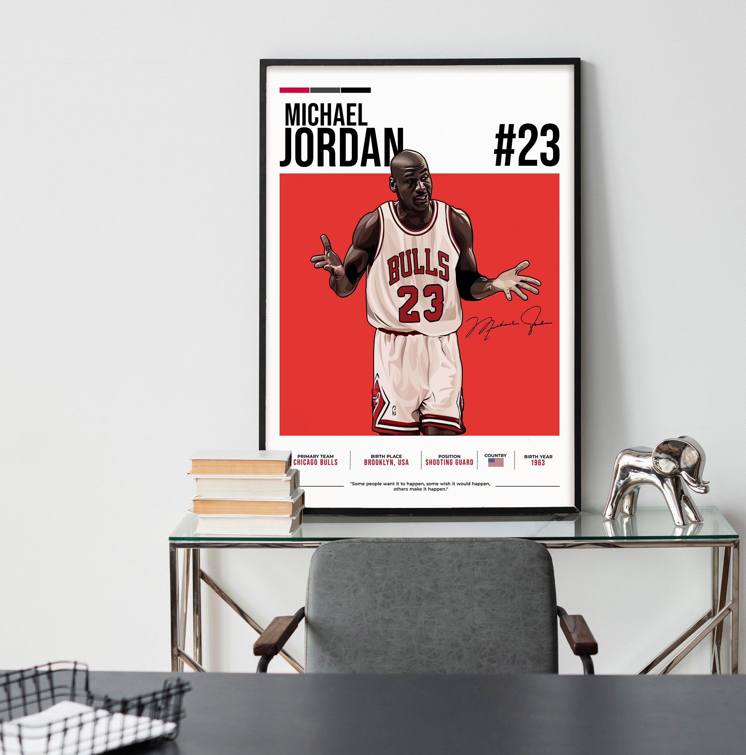 Michael Jordan Poster, Basketball Print, Jordan Vector Art, Jordan ...