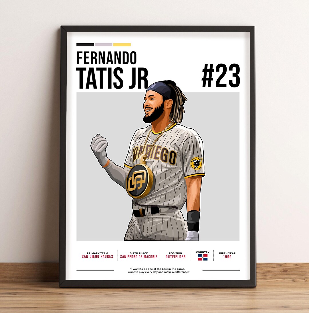Fernando Tatis Jr Poster, Baseball Art, Fernando Tatis Jr Fan Gift ...