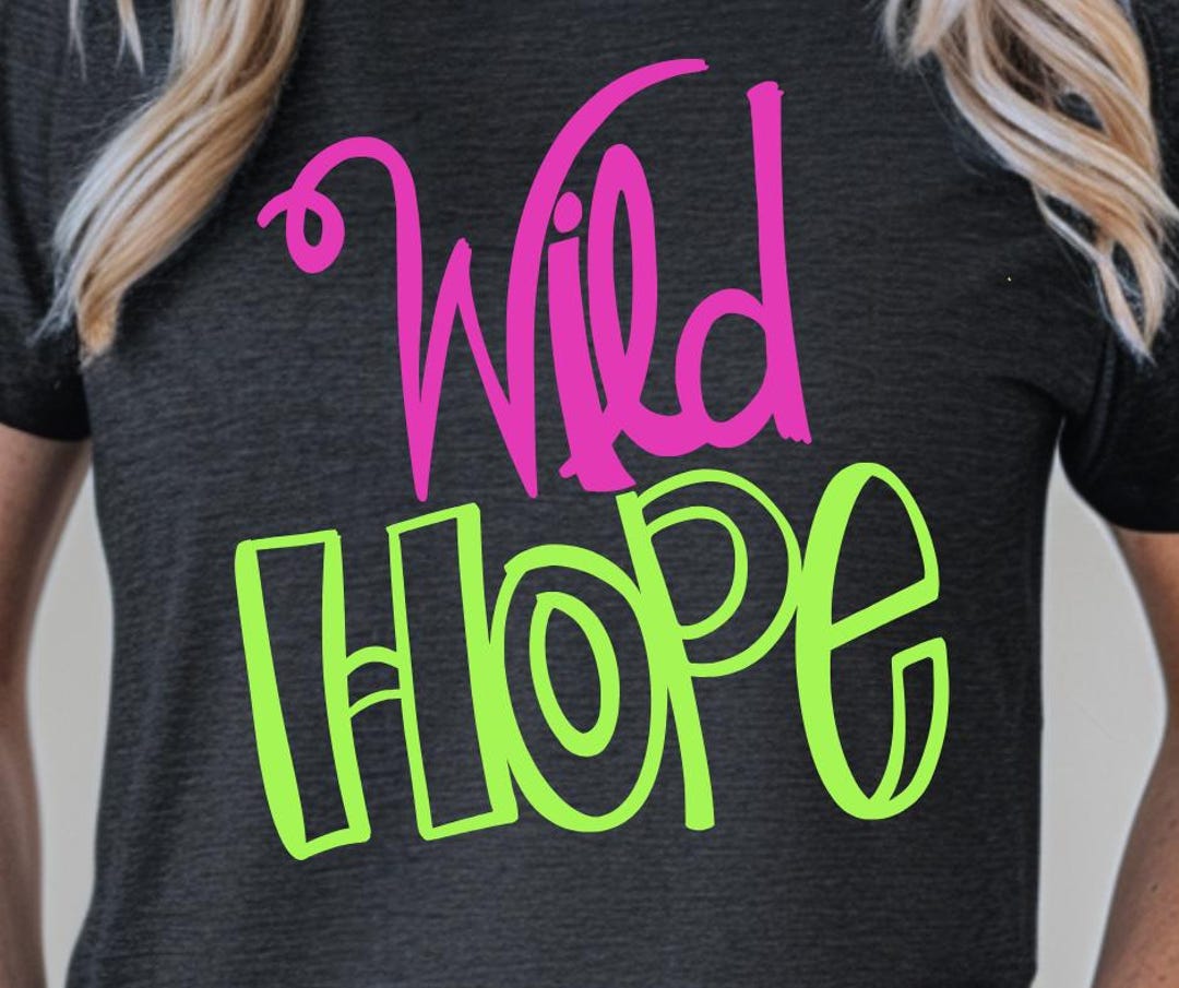 Wild Hope SVG and PNG - Hand-drawn Lettering File for Momco 2024 ...