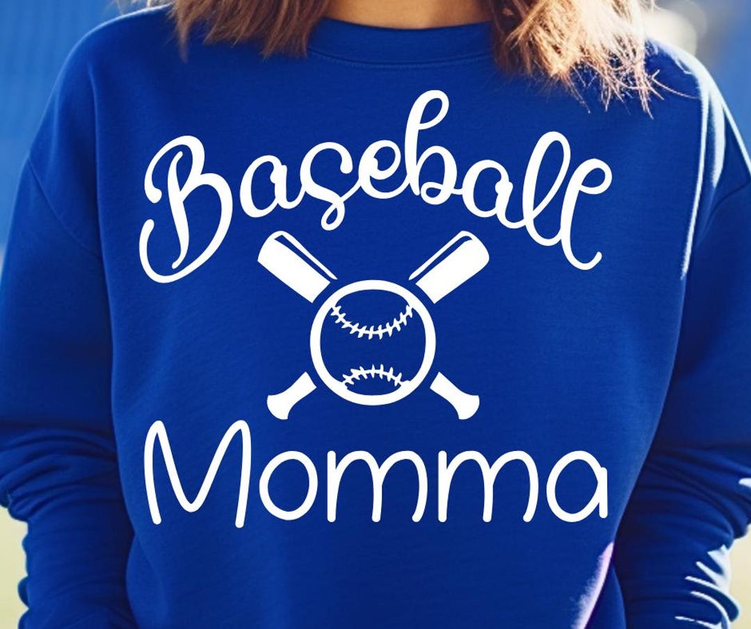 Baseball Momma SVG - Sports Baseball for Moms, Mothers, Mommas Digital ...