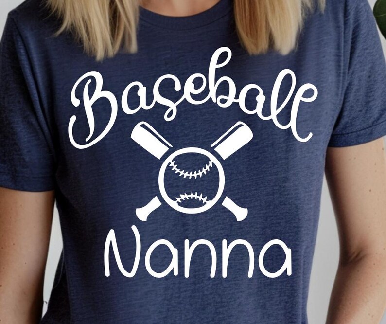 Baseball Nanna SVG - Sports Baseball Grandma Digital SVG File for Use ...