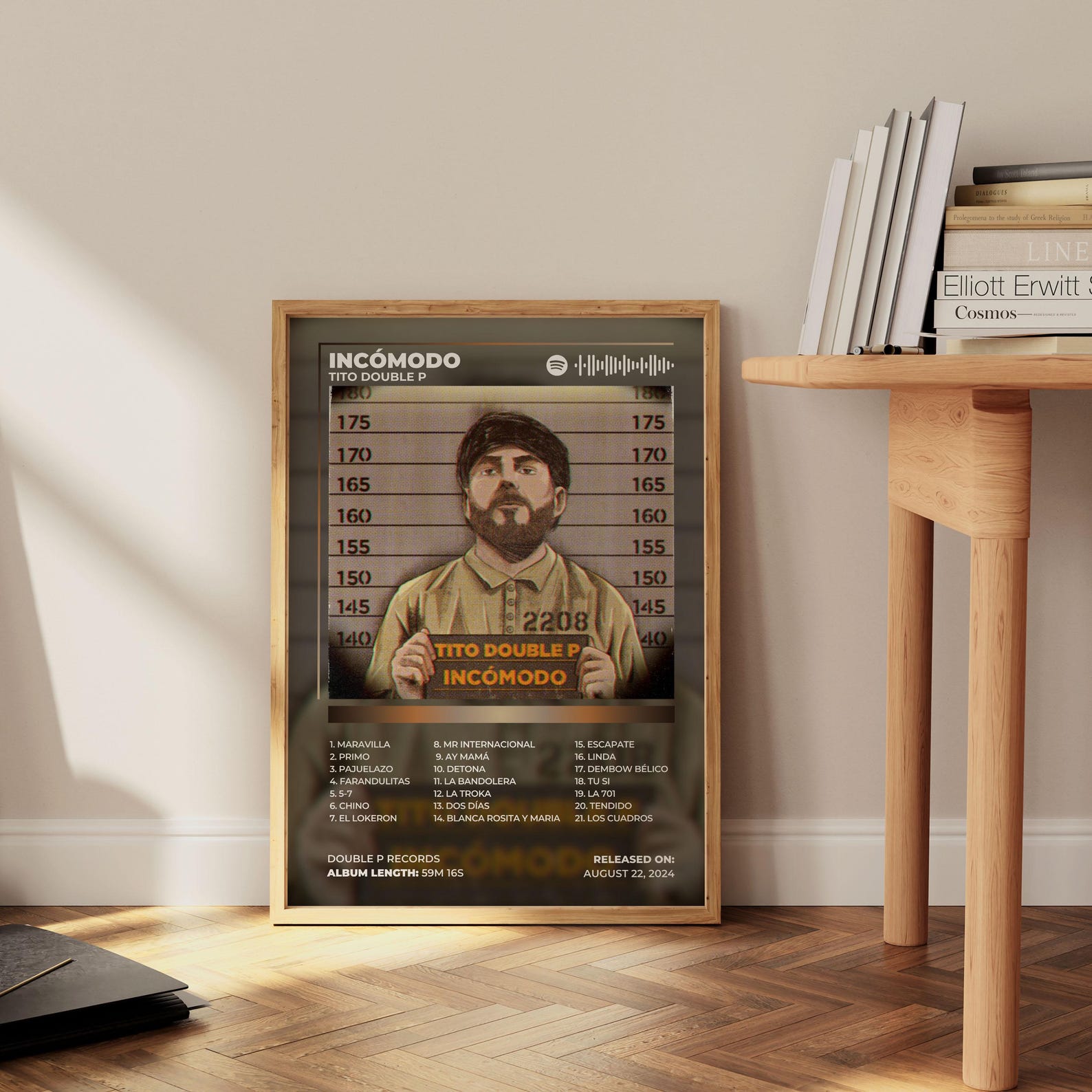 Tito Double P - Incomodo Album Cover Poster | Incómodo Album Poster ...